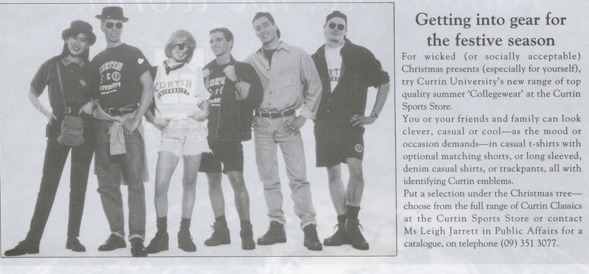 30 years of Curtin collegiate merchandise | Archives